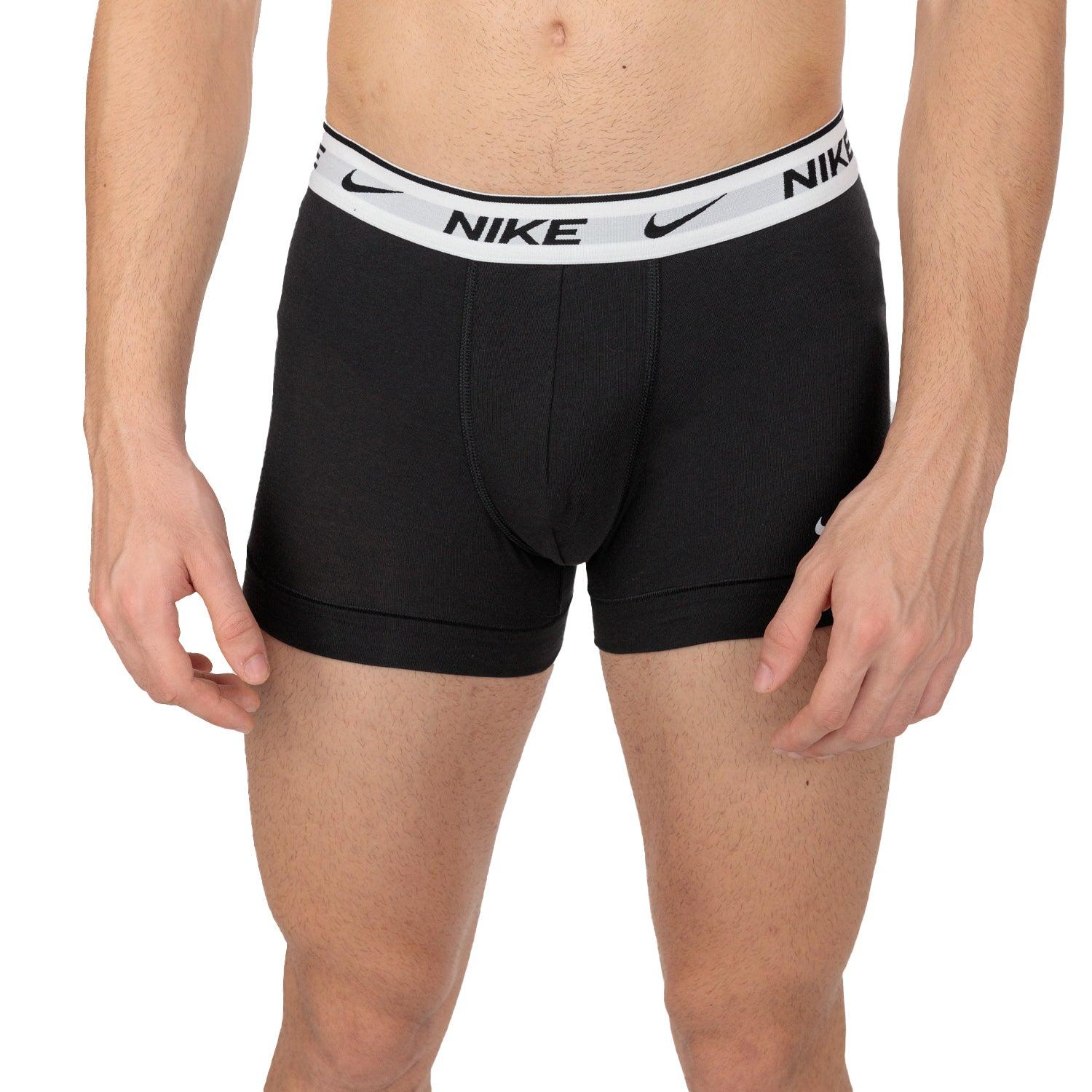 BOXER MUTANDE NIKE PRO SHORT MAN UOMO ADERENTE BIANCO NERO
